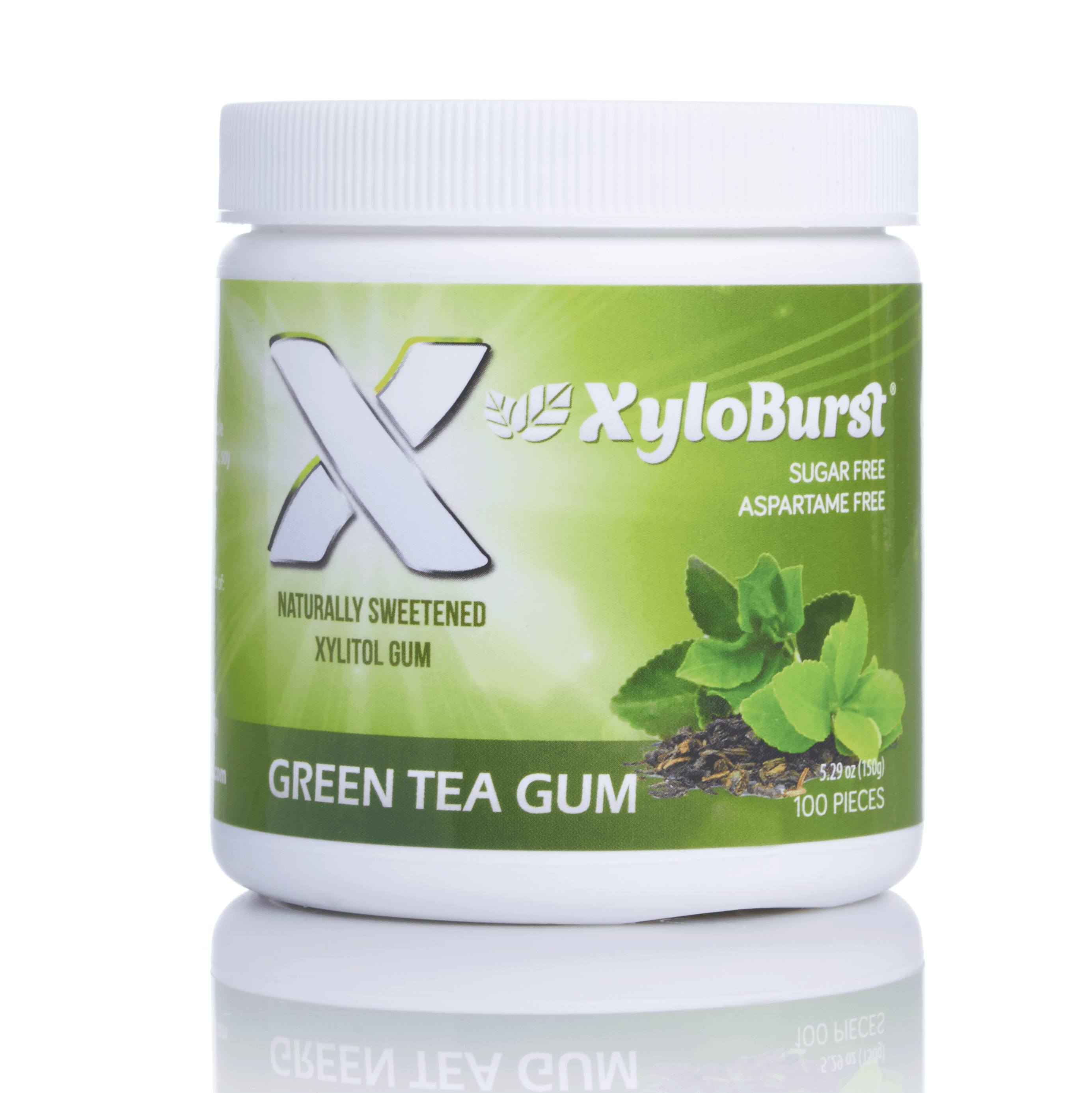 XyloBurst Green Tea Xylitol Gum – Focus Nutrition